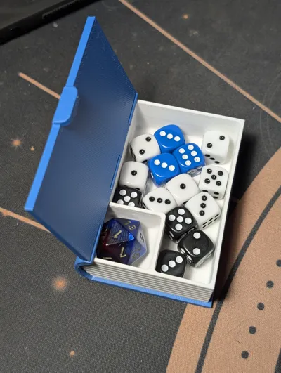 The Book Storage - The Dice Book - Free 3D Print Model - MakerWorld
