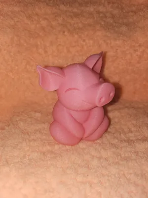 Cute Little Piglet Figurine by 29FLO MakerWorld: Download Free 3D Models