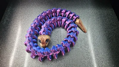 Snake skeleton by ENIQUE3D MakerWorld: Download Free 3D Models