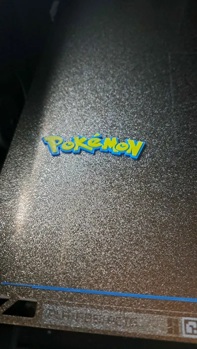 Pokemon logo - Free 3D Print Model - MakerWorld