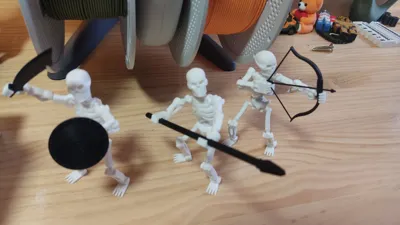 posable skeleton 13 on a kit card Remixed by Neptune MakerWorld ...