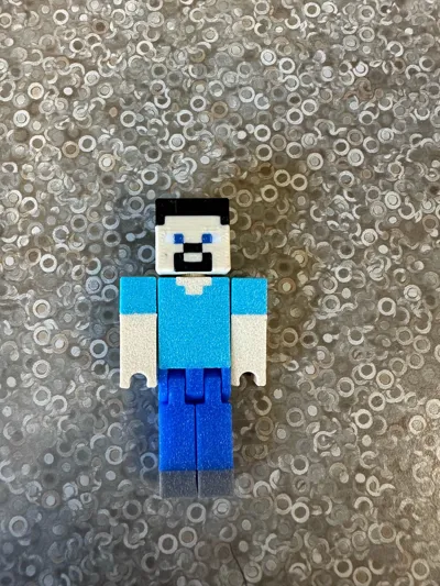 Minecraft Steve Articulated - Free 3D Print Model - MakerWorld