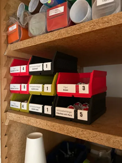 Rugged Stackers - Gridfinity Storage Bins by K2_Kevin MakerWorld: Download Free 3D Models