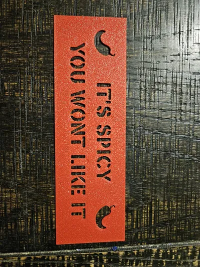 It's spicy bookmark - Free 3D Print Model - MakerWorld