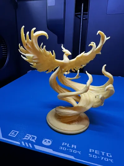 Phoenix statue - Free 3D Print Model - MakerWorld