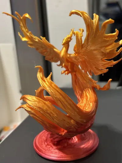Phoenix statue - Free 3D Print Model - MakerWorld