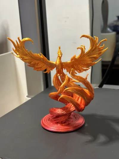 Phoenix statue - Free 3D Print Model - MakerWorld