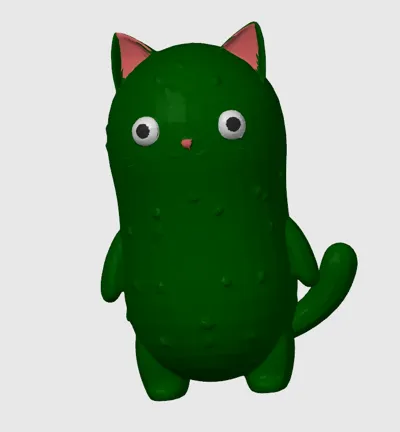 Pickle Cat by Cheez_ItMakerWorld: Download Free 3D Models