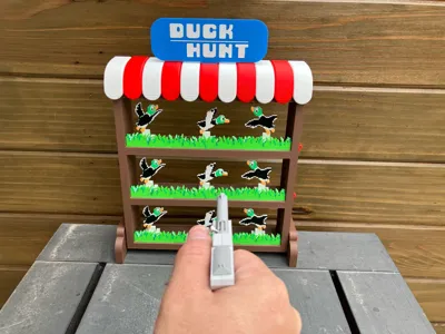 Shooting Duck Hunter Target Game – Nerf Blasters! - Free 3D Print Model ...