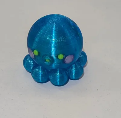 Chibi Octo Buddy | A Cute mini octopus (keychain) by Mike.stl ...