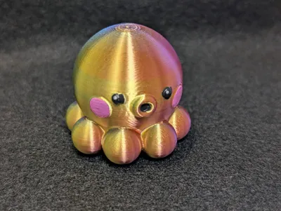 Chibi Octo Buddy | A Cute mini octopus (keychain) by Mike.stl ...