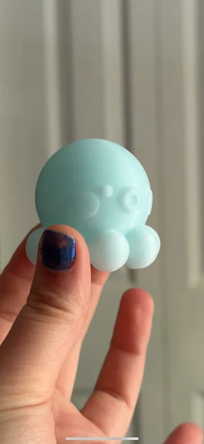 Chibi Octo Buddy | A Cute mini octopus (keychain) by Mike.stl ...