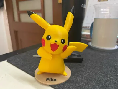 Modelo Pokémon Pikachu; No se necesita AMS - Impresión dividida por ABC3D Models MakerWorld ...