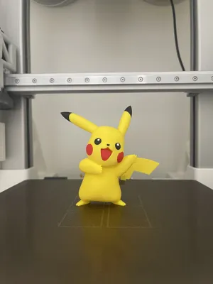 Pikachu Pokemon Model; No AMS Needed - Split Print by ABC3D Models MakerWorld: Download Free 3D ...