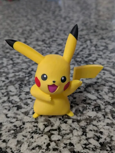 Modelo Pokémon Pikachu; No se necesita AMS - Impresión dividida por ABC3D Models MakerWorld ...