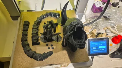 Ceiling Xenomorph altered for Bambu Remixed by Angry Mammoth MakerWorld ...