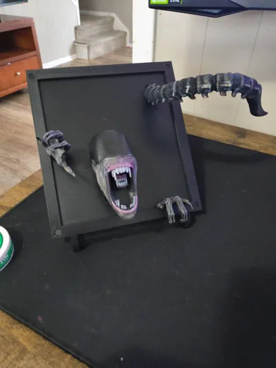 Ceiling Xenomorph altered for Bambu Remixed by Angry Mammoth MakerWorld ...