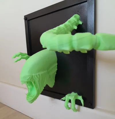 Ceiling Xenomorph altered for Bambu Remixed by Angry Mammoth MakerWorld ...