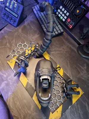 Ceiling Xenomorph altered for Bambu Remixed by Angry Mammoth MakerWorld ...