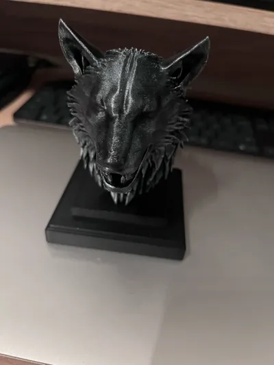 Wolf Head Ornament by 卡乐视觉 MakerWorld: Download Free 3D Models