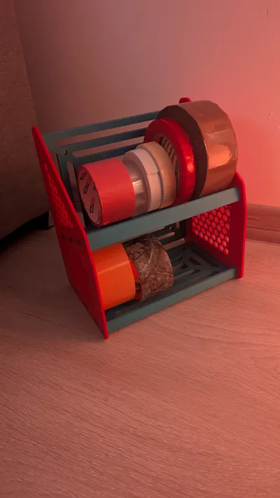 Simple Tape Rack Holder Organise for various roll by KF Designs ...