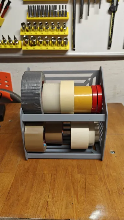 Simple Tape Rack Holder Organise for various roll by KF Designs ...
