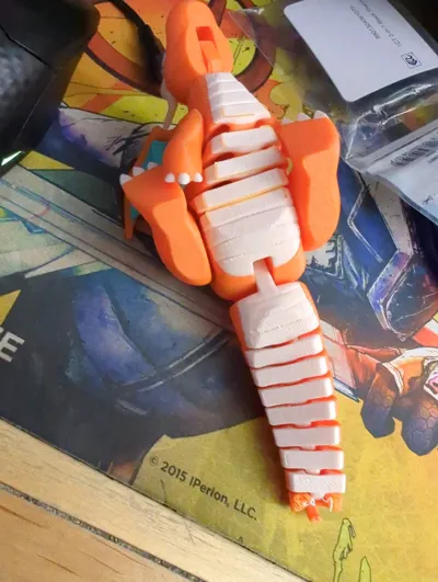 Dragonite - Flexi Articulated Pokémon by IXPatch MakerWorld: Download Free 3D Models