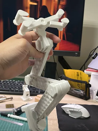 Adjustable Modular Tablet/Phone Holder by June MakerWorld: Download Free 3D Models