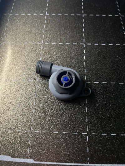 Turbine Keychain v3 - fully 3d printable no glue by StatusSymbol ...