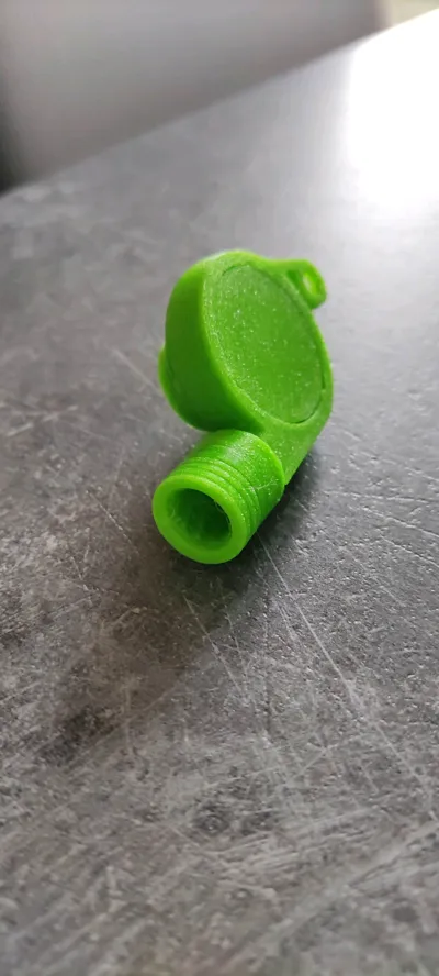 Turbine Keychain v3 - fully 3d printable no glue by StatusSymbol ...