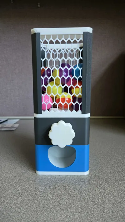 Gachapon Capsule Ball Vending Machine - Free 3D Print Model - MakerWorld