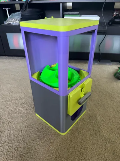 Gachapon Capsule Ball Vending Machine - Free 3D Print Model - MakerWorld
