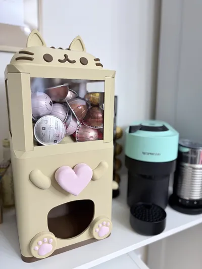 Gachapon Capsule Ball Vending Machine - Free 3D Print Model - MakerWorld