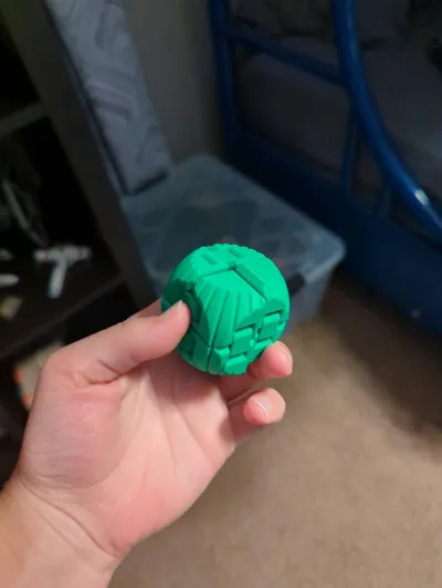 Round Infinity cube! Fidget print in place by Mr_Andre MakerWorld: Download Free 3D Models