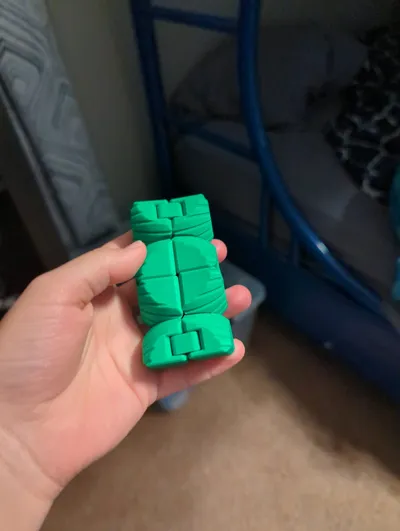 Round Infinity cube! Fidget print in place - Free 3D Print Model ...