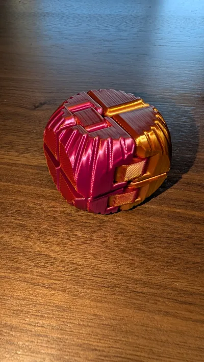 Round Infinity cube! Fidget print in place by Mr_Andre MakerWorld ...