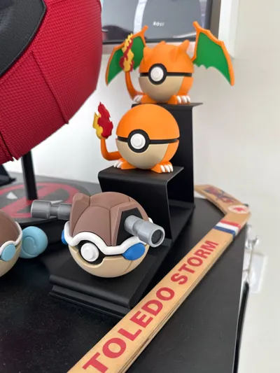 Support pokeball by Aki3D MakerWorld: Download Free 3D Models