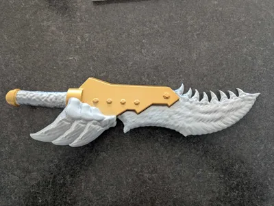 The Charnel Fang bone blade by Valkyrie Forge MakerWorld: Download Free ...