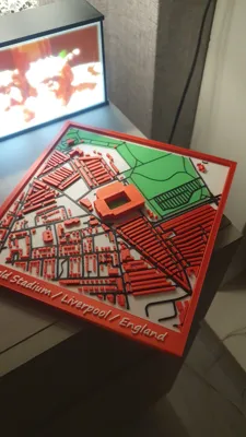 Anfield Stadium FC Liverpool 3D Miniaturmodell by sh85_Printing ...