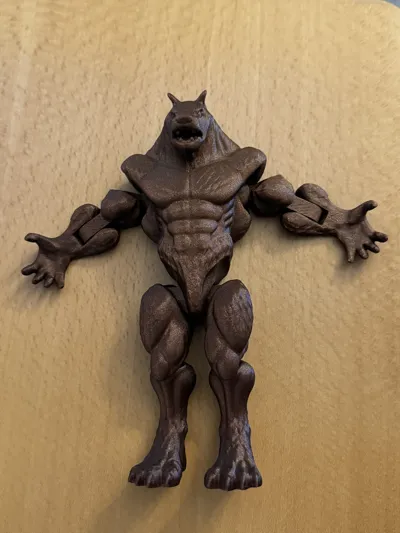 Mythic Monsters: Werewolf Action Figure! by TomczukCustoms MakerWorld ...