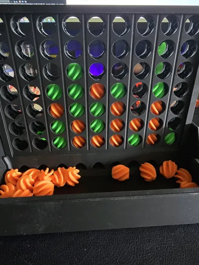 Connect 4 and Connect 5 - self-separating stones - Free 3D Print Model ...