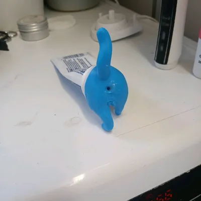 Cat Poop Toothpaste Cap by StevieWander MakerWorld: Download Free 3D Models