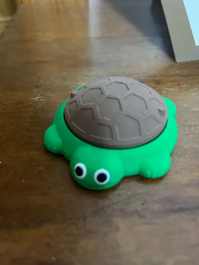 Retro Turtle Clicker Fidget - Free 3D Print Model - MakerWorld