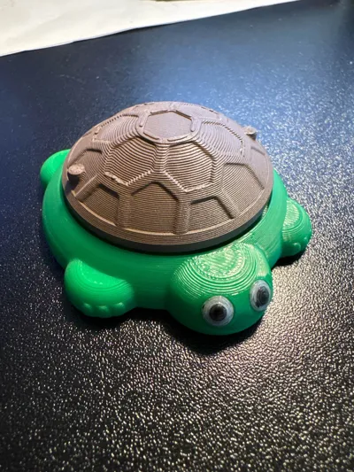 Retro Turtle Clicker Fidget - Free 3D Print Model - MakerWorld