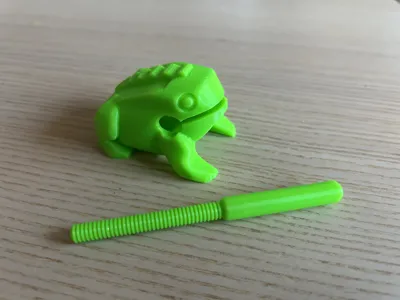 Percussion Frog – 3D-Printed Croaking Instrument by ...