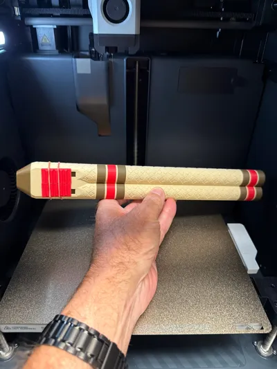D5 Drone Flute v1 - Hijaz Tuning - Free 3D Print Model - MakerWorld
