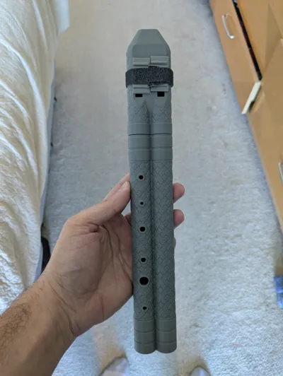 D5 Drone Flute v1 - Hijaz Tuning by pitchblackcat MakerWorld: Download ...