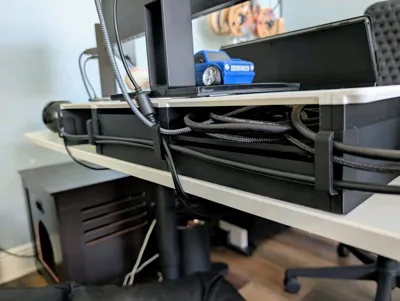 Modular Desk Shelf Fully Printed • Screwable Addon - Free 3D Print ...