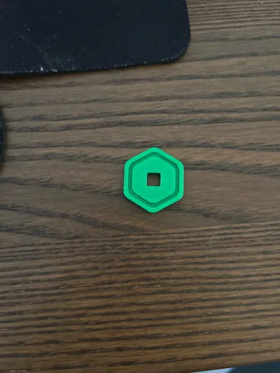 Two-sided Robux Roblox Coin & Keychain - Free 3D Print Model - MakerWorld