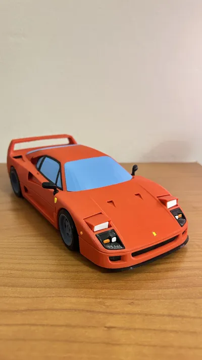 Ferrari F40 Multi-Part Print + AMS by Mr.Rod MakerWorld: Download Free 3D Models